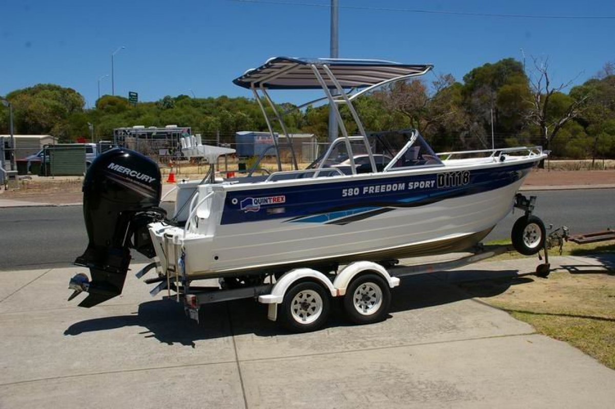 Quintrex Freedom Sport Mercury Hp Four Stroke Trailer