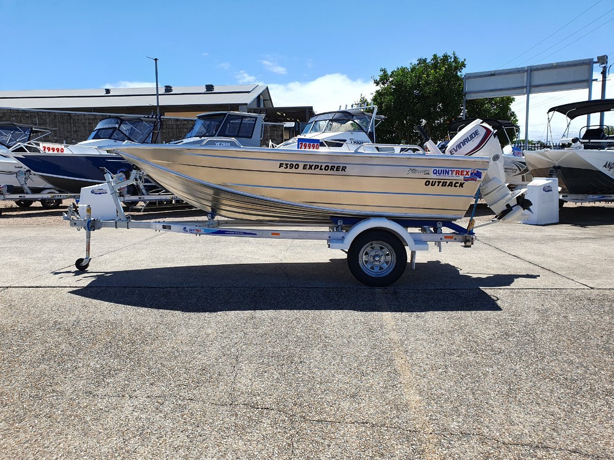 New Quintrex F390 Outback Explorer For Sale | Caloundra Marine Boats ...