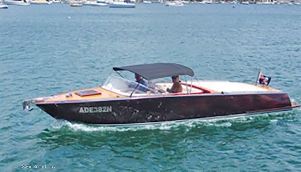 Used Traditional Replica Collectable Speed Boat 60s Style for Sale ...