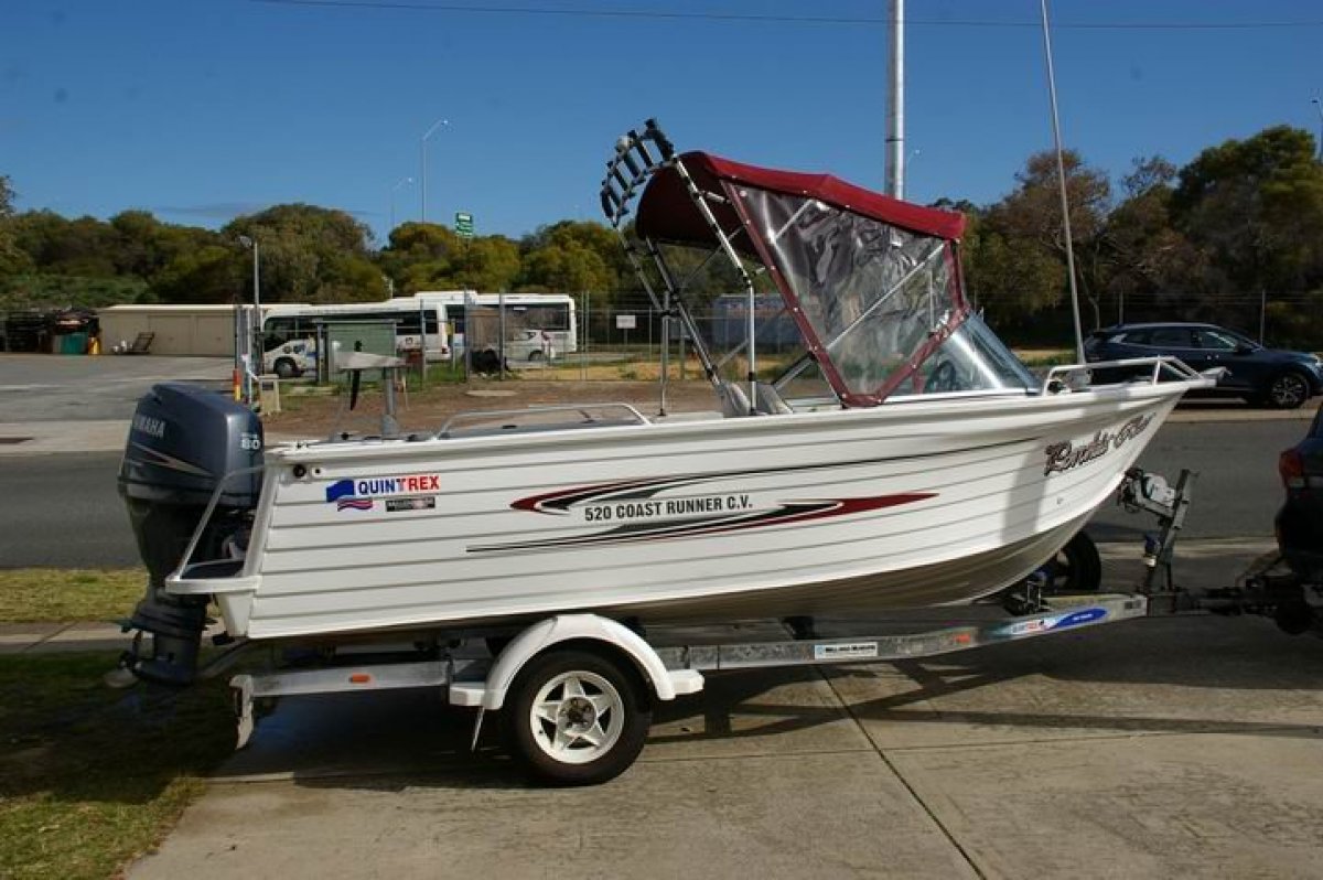 Quintrex 520 Coast Runner Cv Yamaha 80 four stroke 2009 For Sale ...