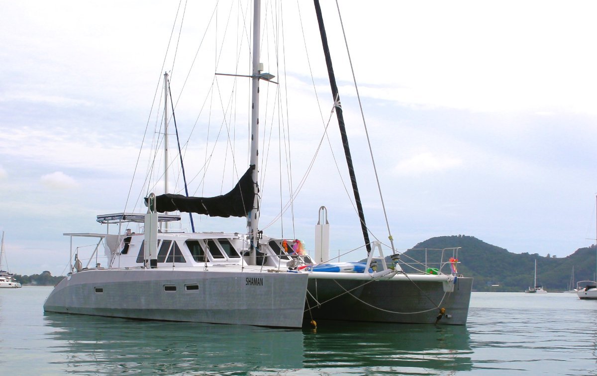 Oceanic 52 Sailing Catamaran For Sale Aluminium 4mm 5083 Pre cut 