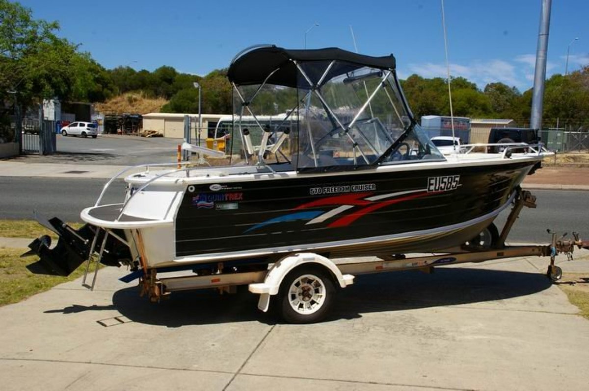 Quintrex 570 Freedom Cruiser 2010 model For Sale | Joondalup BoatShack ...