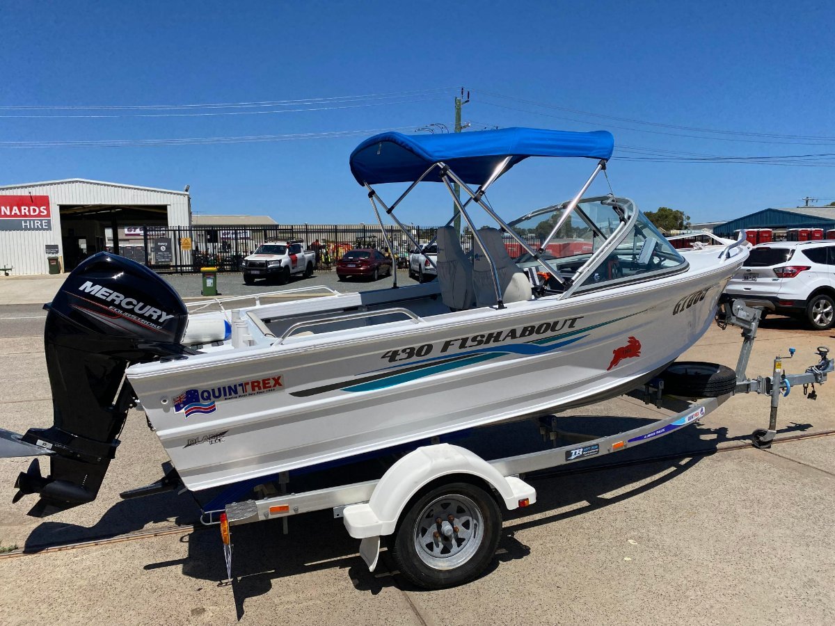 Quintrex 430 Fishabout: Power Boats | Boats Online for Sale | Aluminium ...