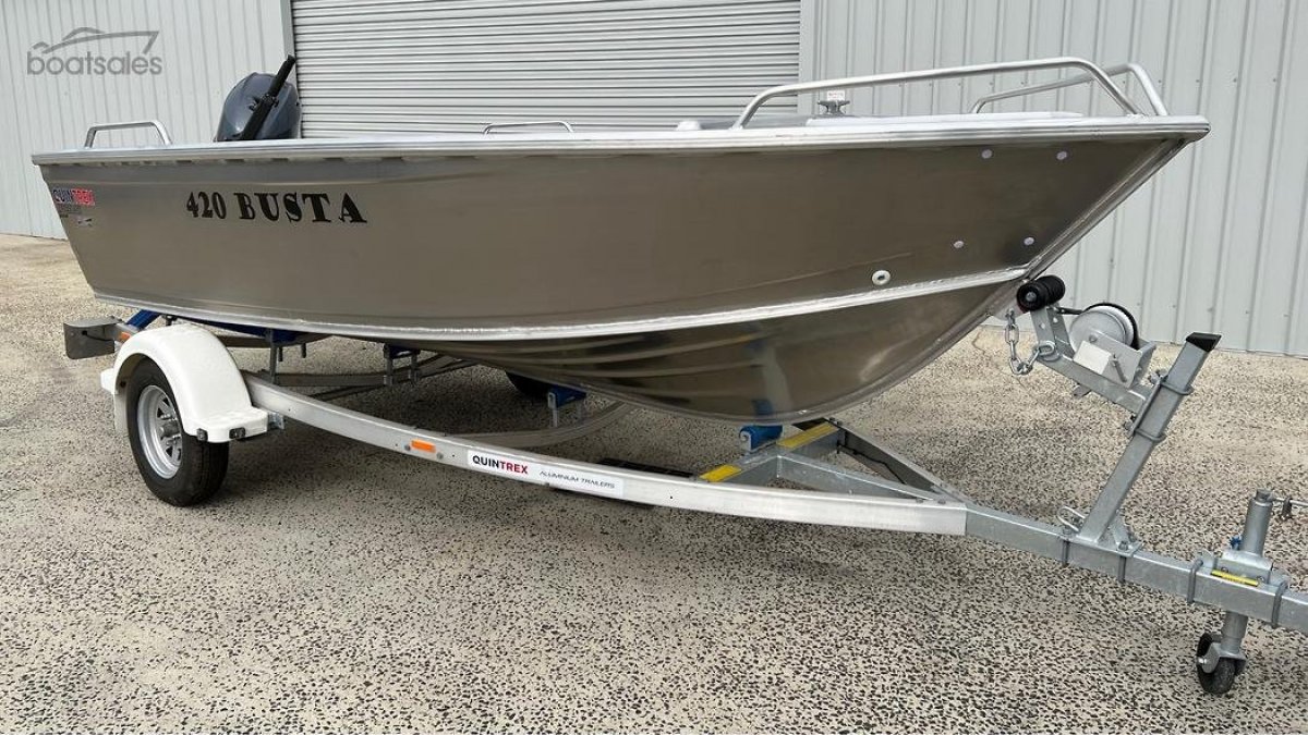 Quintrex 420 Busta: Trailer Boats | Boats Online for Sale | Aluminium ...