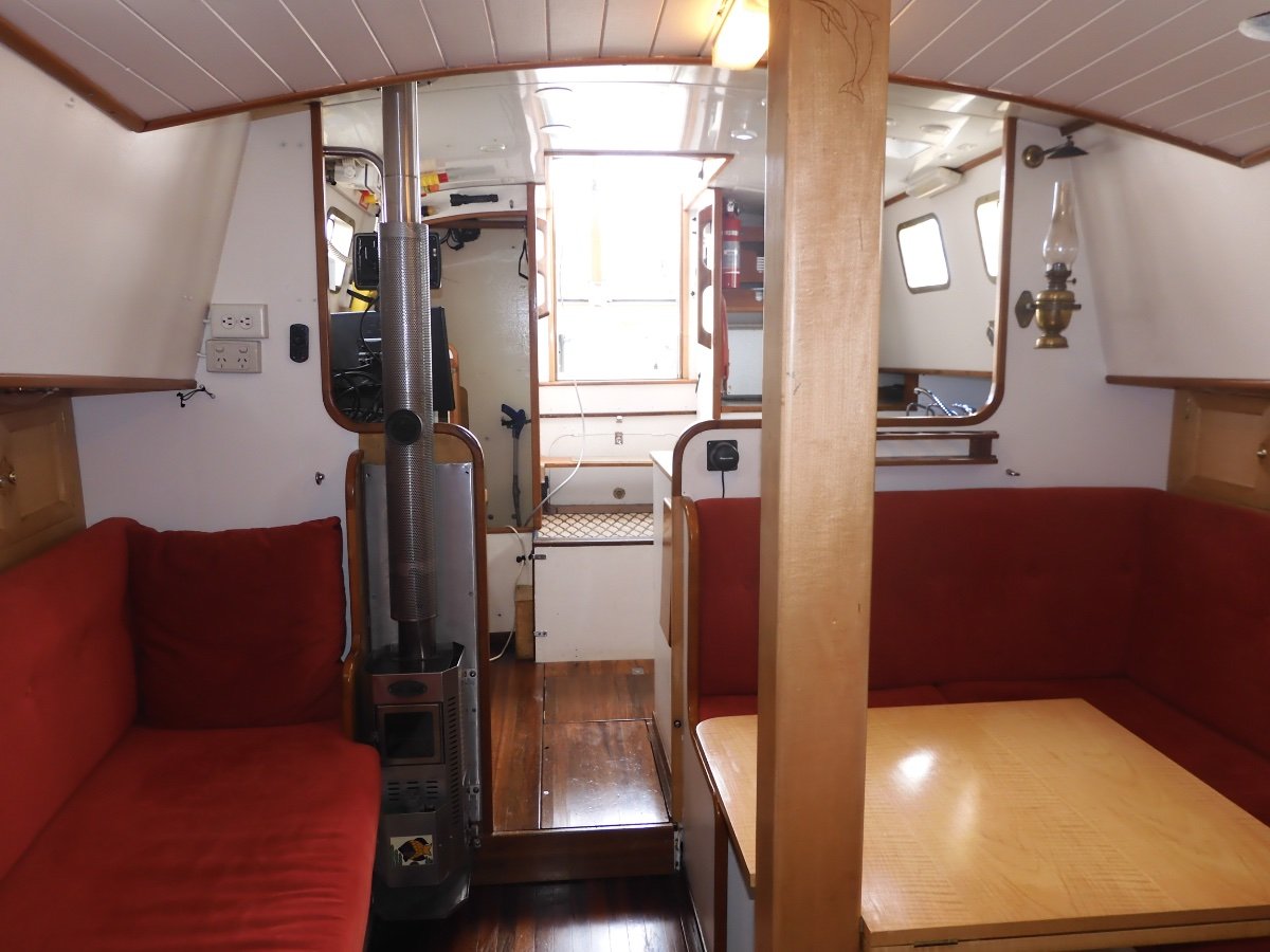 Used Alan Payne Skookum 40ft Steel Cruising Yacht Capable Bluewater ...