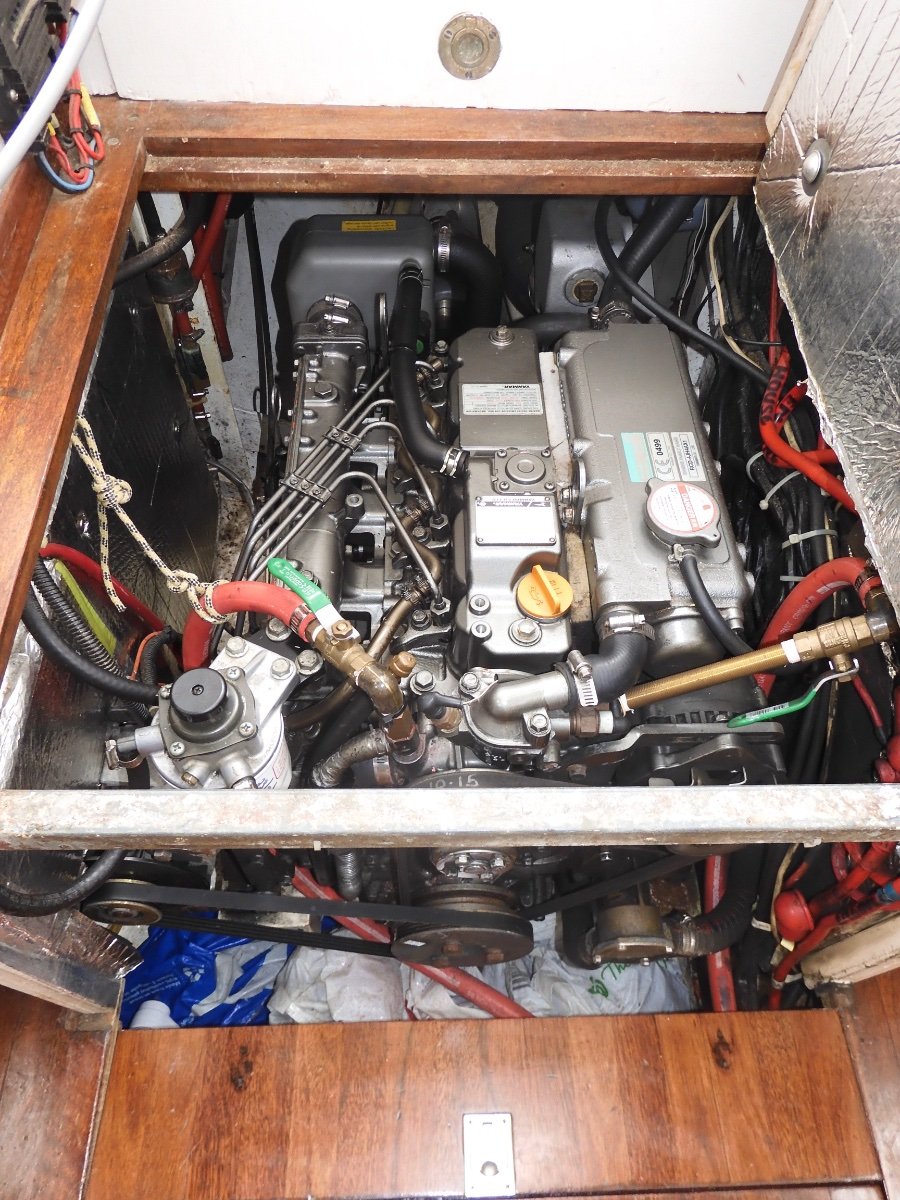 Used Alan Payne Skookum 40ft Steel Cruising Yacht Capable Bluewater ...