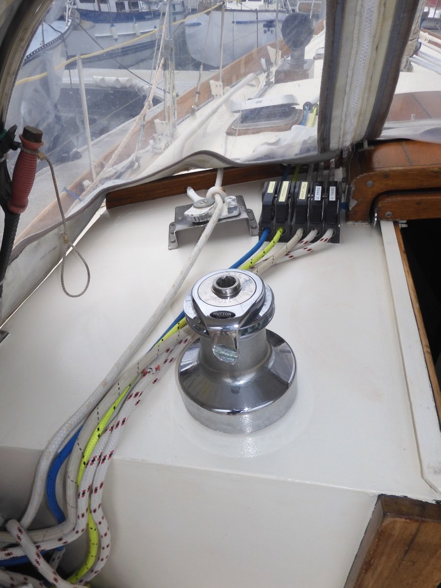 Used Alan Payne Skookum 40ft Steel Cruising Yacht Capable Bluewater ...