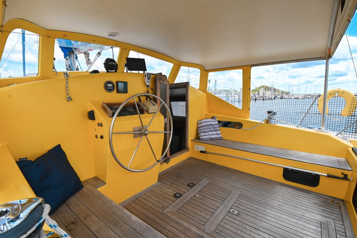 Simpson Gt38: Sailing Catamaran for Sale | Ply/ply-glass Strip Plank ...