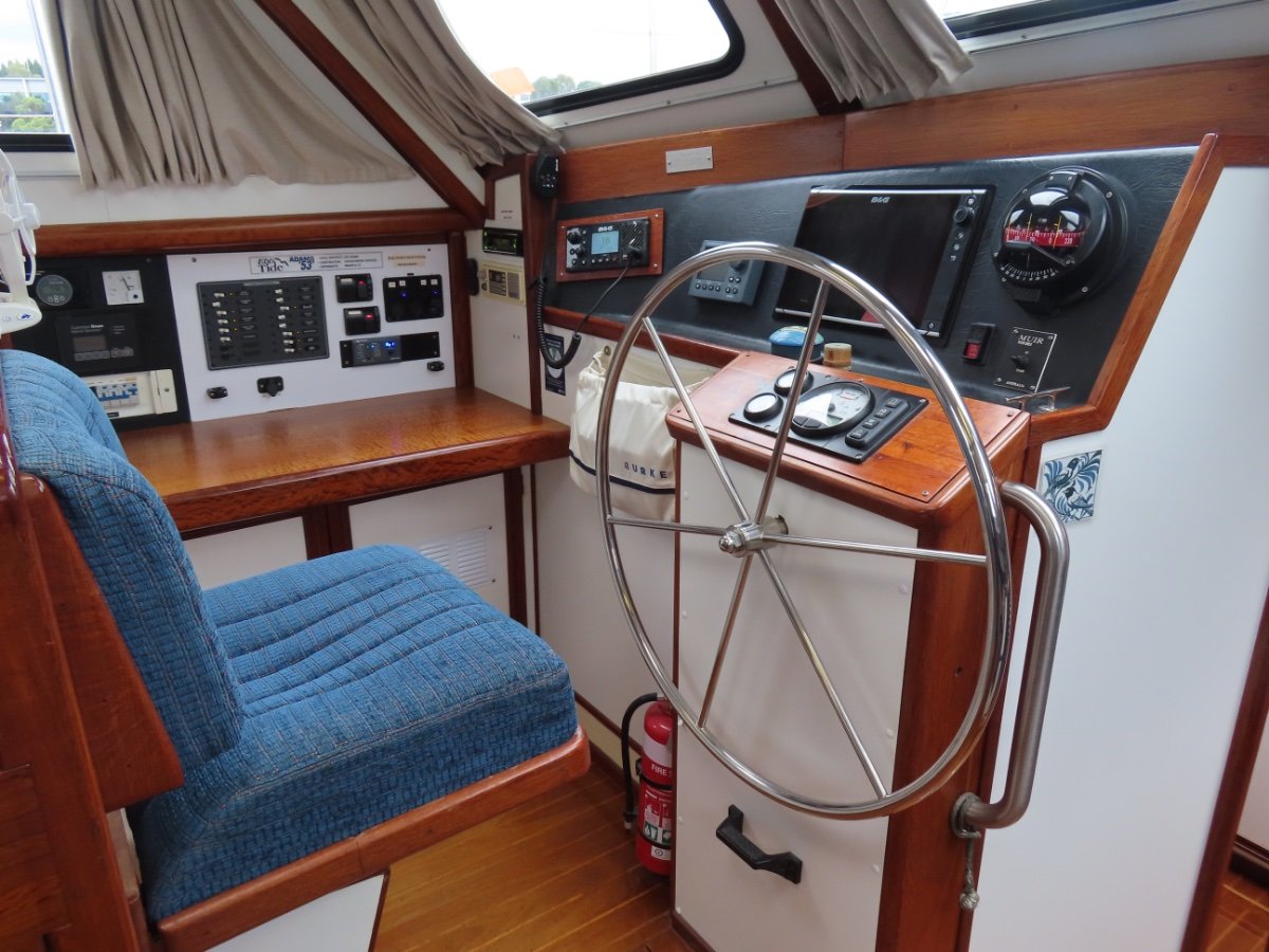Used Adams 53 Pilothouse Extensively Upgraded, Superb Bluewater Cruiser ...