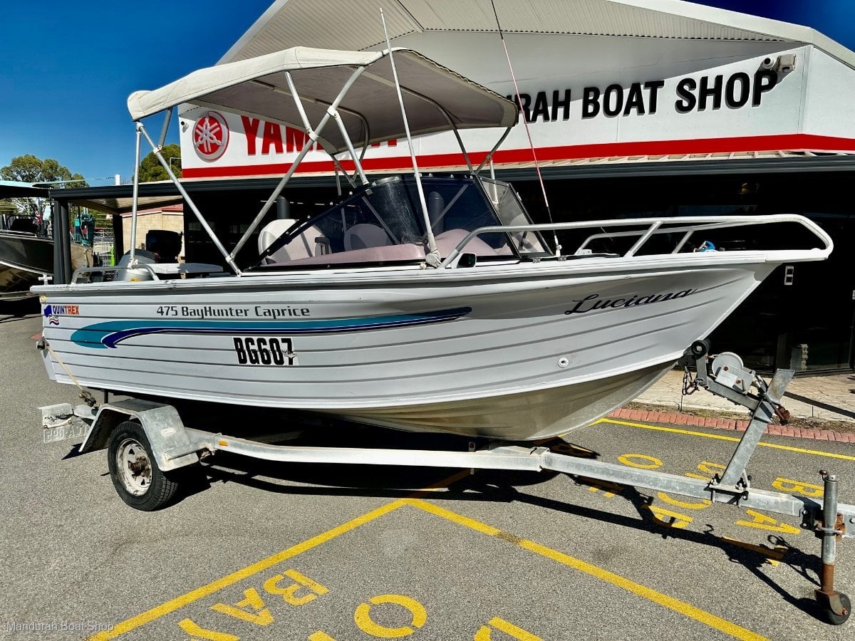 Quintrex 475 Bay Hunter Caprice: Trailer Boats | Boats Online for Sale ...