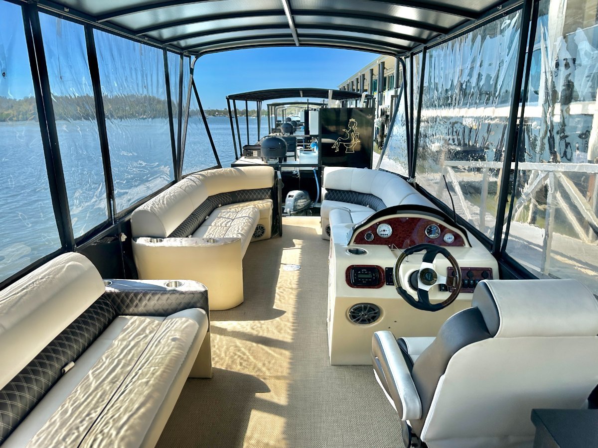 Luxury 7.6m Aluminium Pontoon Boat: Power Boats | Boats Online for Sale ...