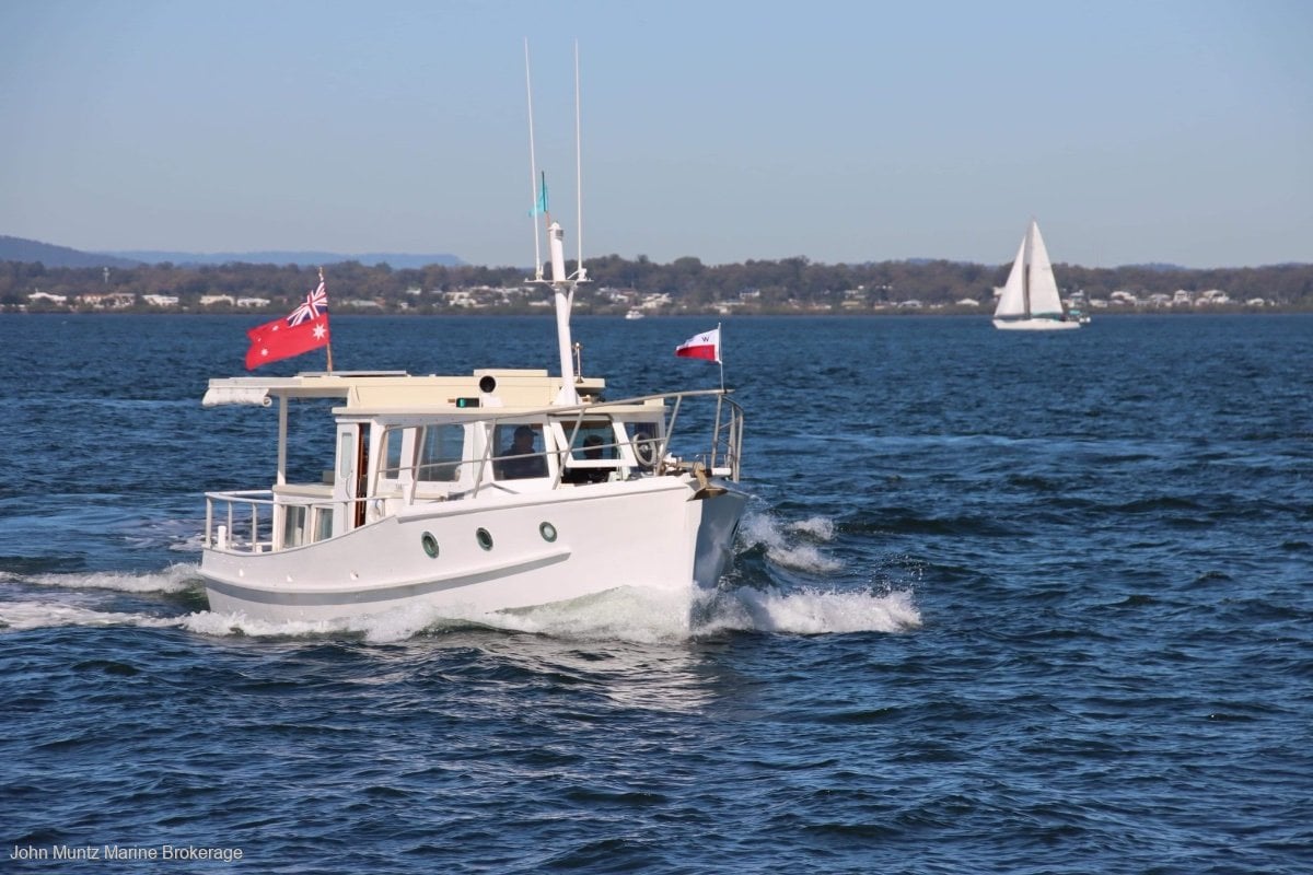 Fred Fleming 40 Motor Cruiser Alby Prior For Sale | John Muntz Marine ...
