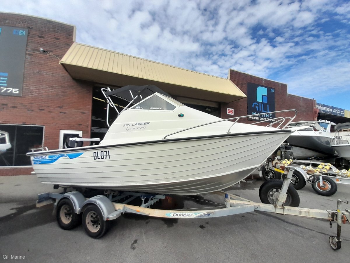 Savage 595 Lancer Sports Fisherman With 115hp Mercury 4stroke.. Grab A ...