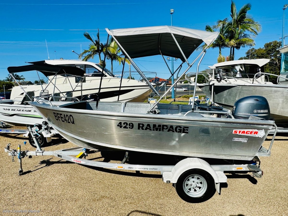 Stacer 429 Rampage: Trailer Boats | Boats Online for Sale | Aluminium ...