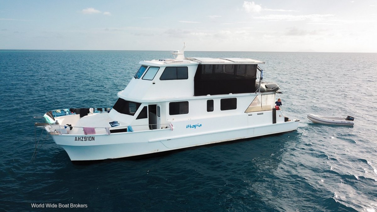 Nustar 55 Flybridge Motor Cat: Power Boats | Boats Online for Sale ...