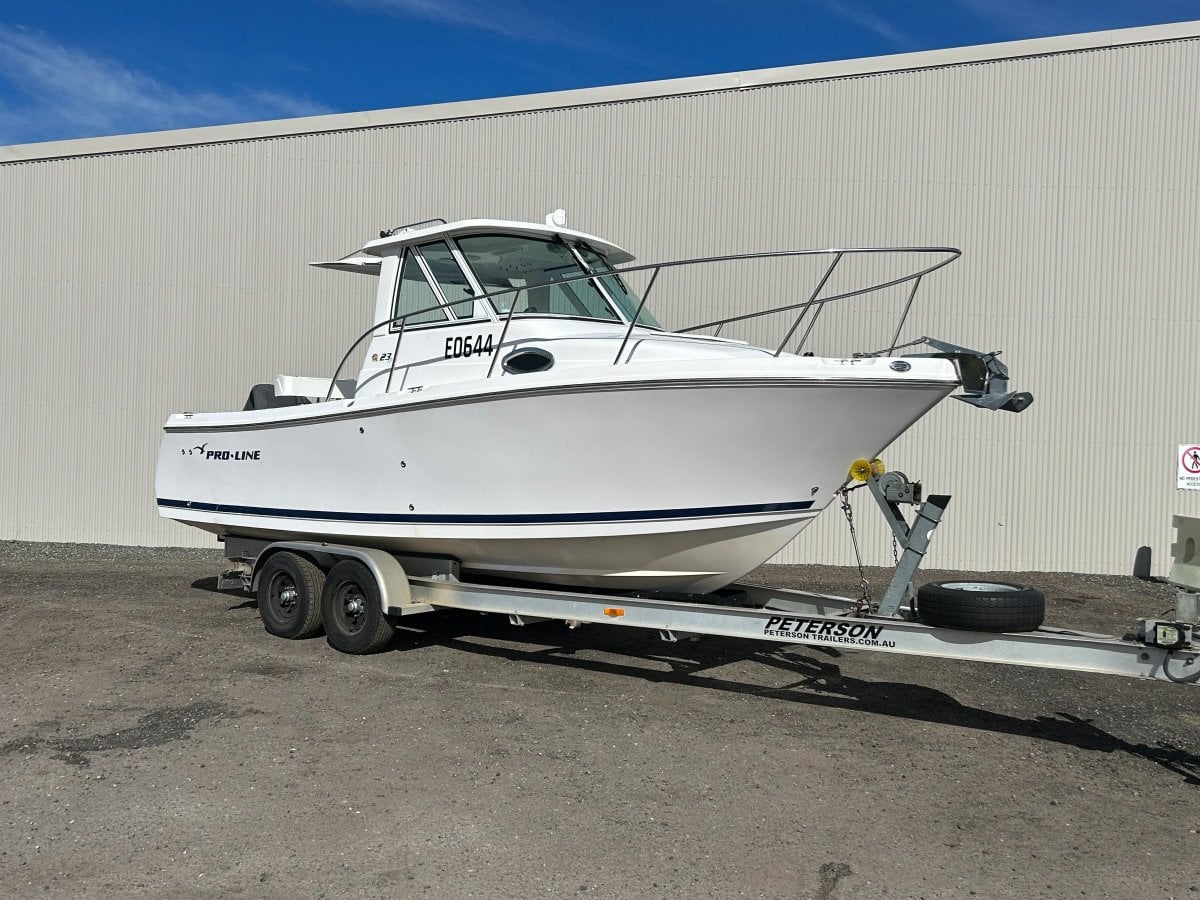 Pro-line 23 Express Hardtop With 2020 Yamaha 250 Only 99 Hour: Trailer ...