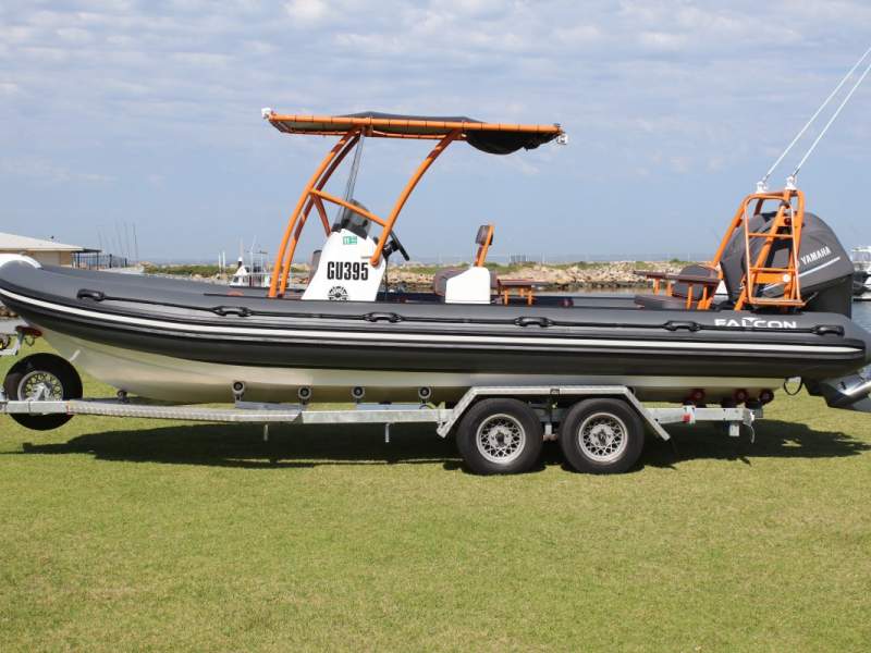 Falcon Inflatables 760 Srx With Auto Pilot And Position Lock: Trailer ...