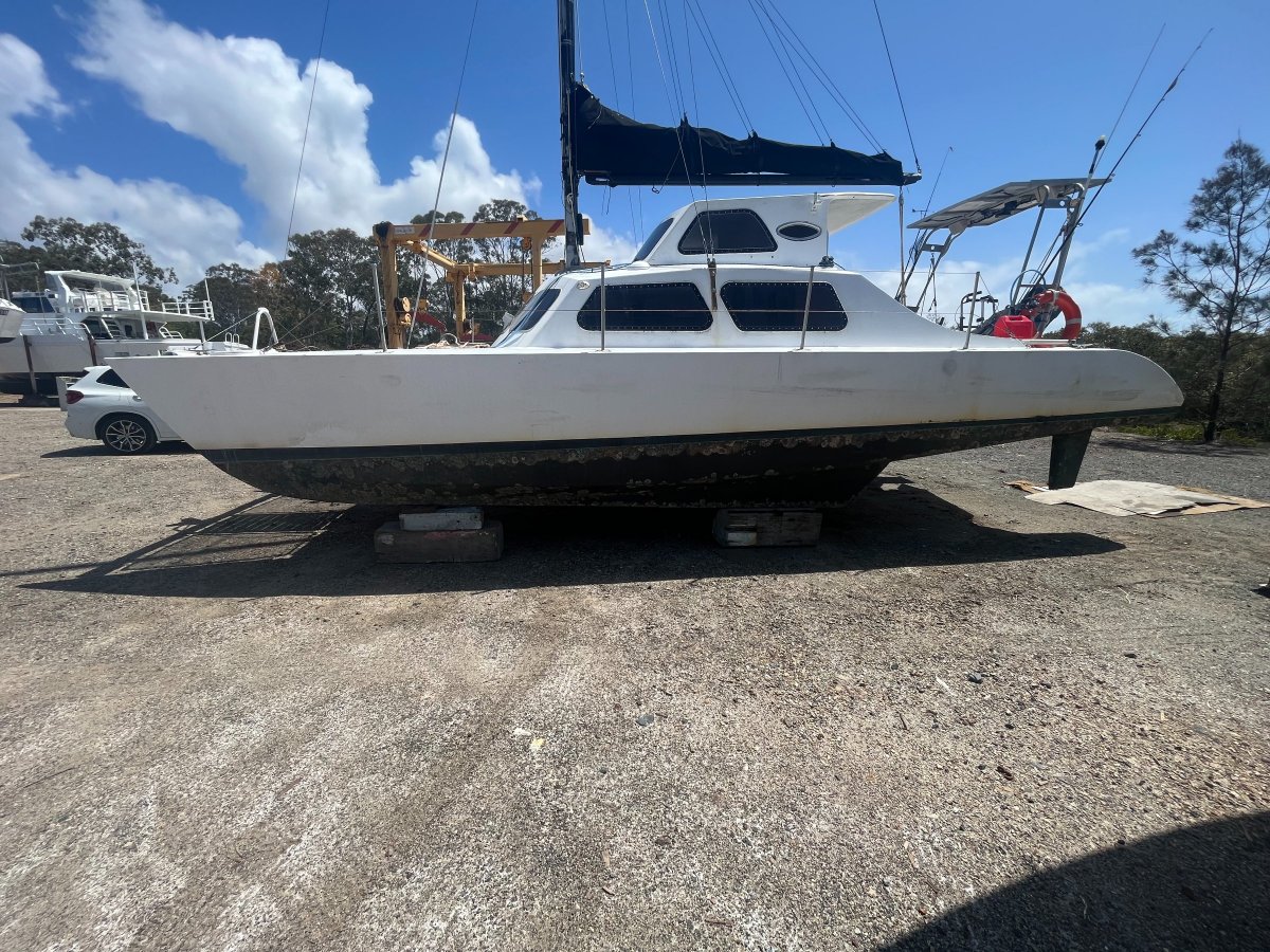Custom Timber Laminated Catamaran: Sailing Catamaran for Sale | Ply/ply ...