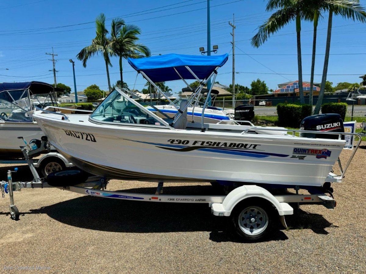 Quintrex 430 Fishabout: Trailer Boats | Boats Online for Sale ...