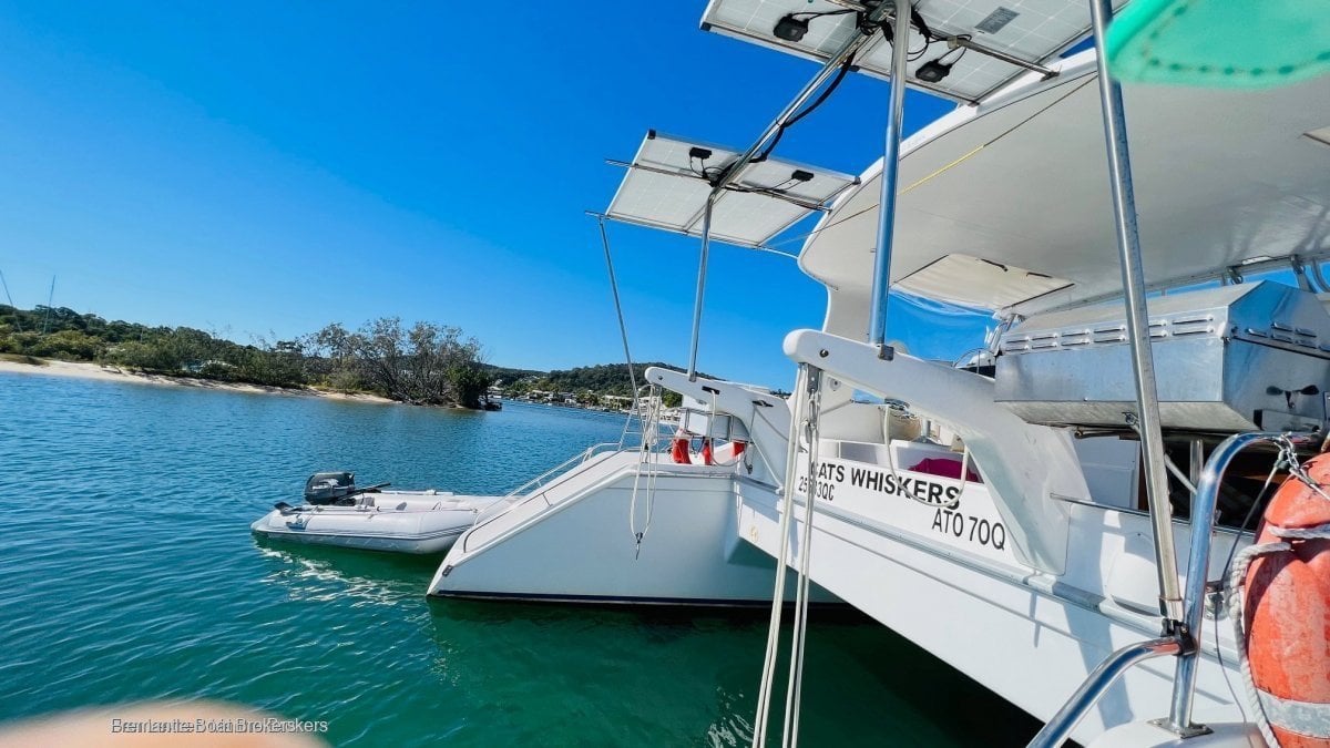 Perry 43 Catamaran Highline, Ex Charter 4 Cabin Version: Sailing ...