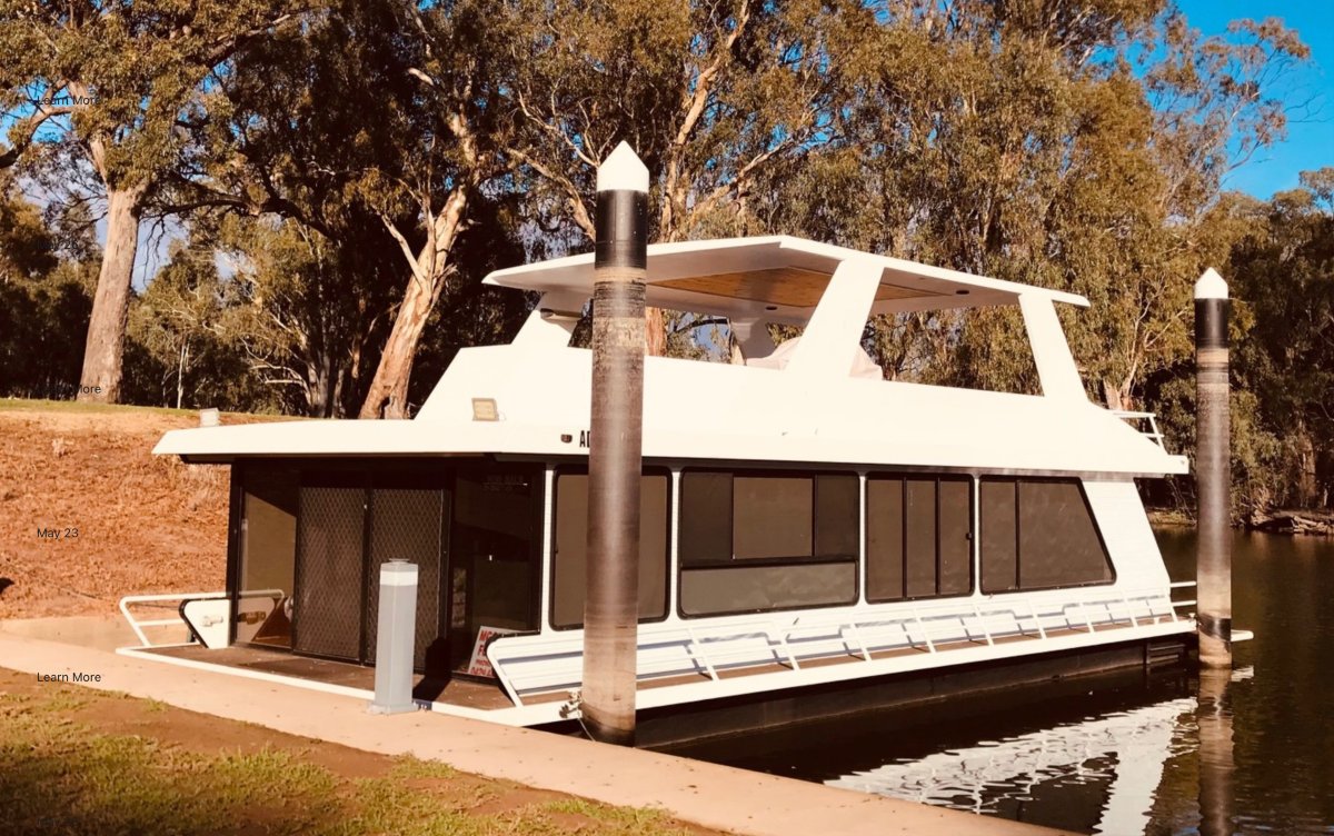 Rods White Boat For Sale | Echuca Houseboat Sales