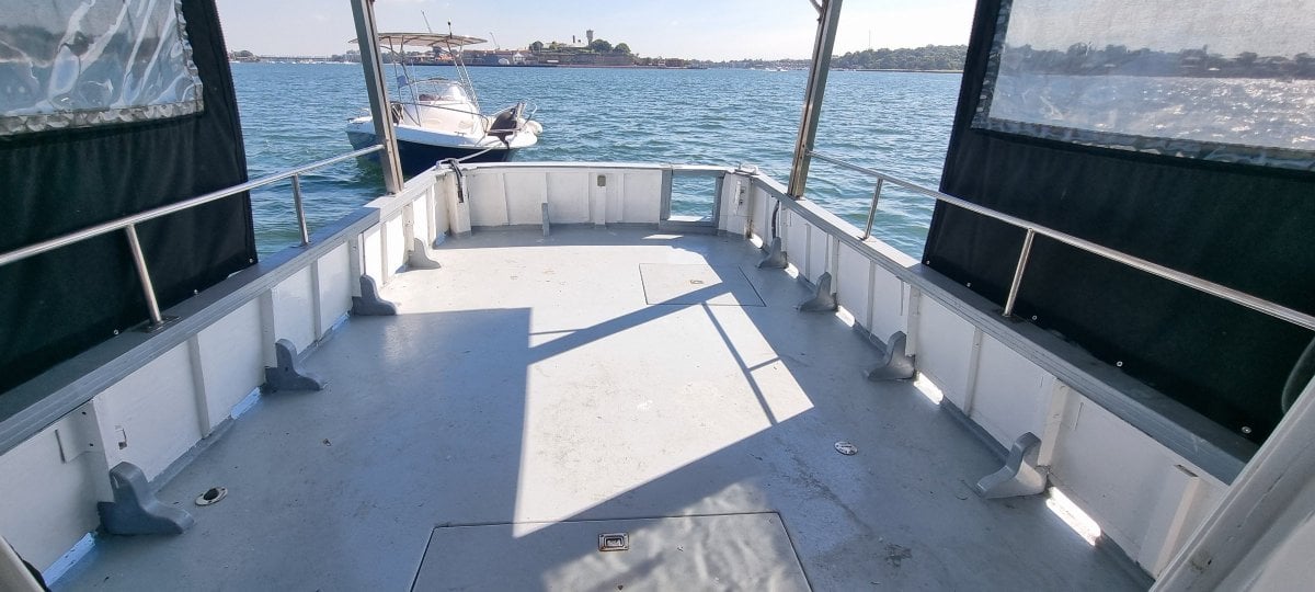 Timber Half Cabin Cruiser For Sale | Hallett Boat Brokers