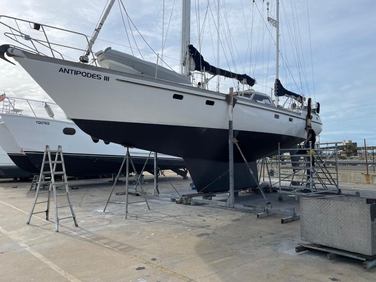 Used Bruce Roberts Pilothouse Ketch 54 Professionally Built In New ...