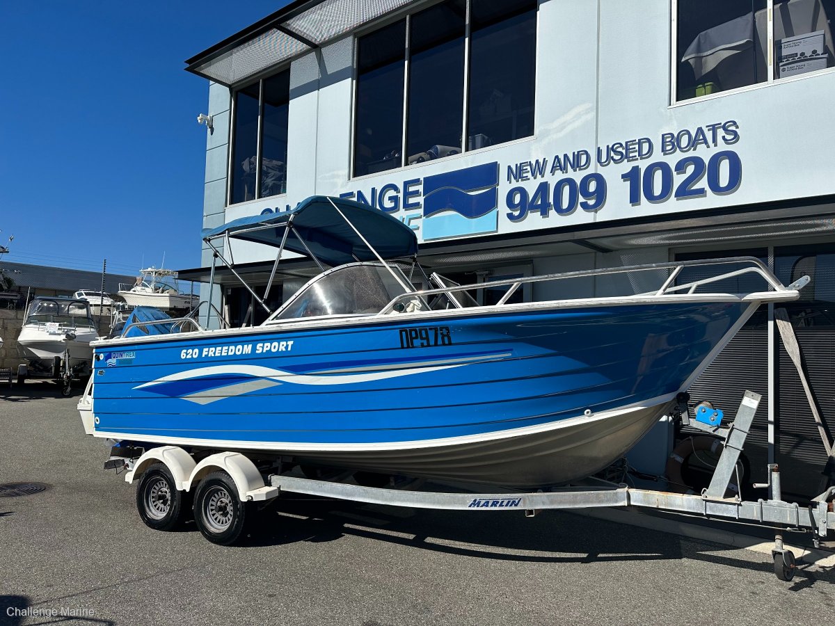 Used Quintrex 620 Freedom Sport - Powerfull & Economical Yamaha Vmax ...