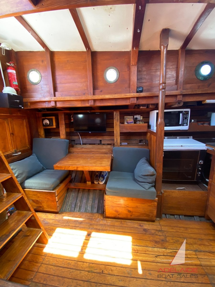1940 Custom Gaff Rigged Cutter For Sale | Adelaide Boat Sales