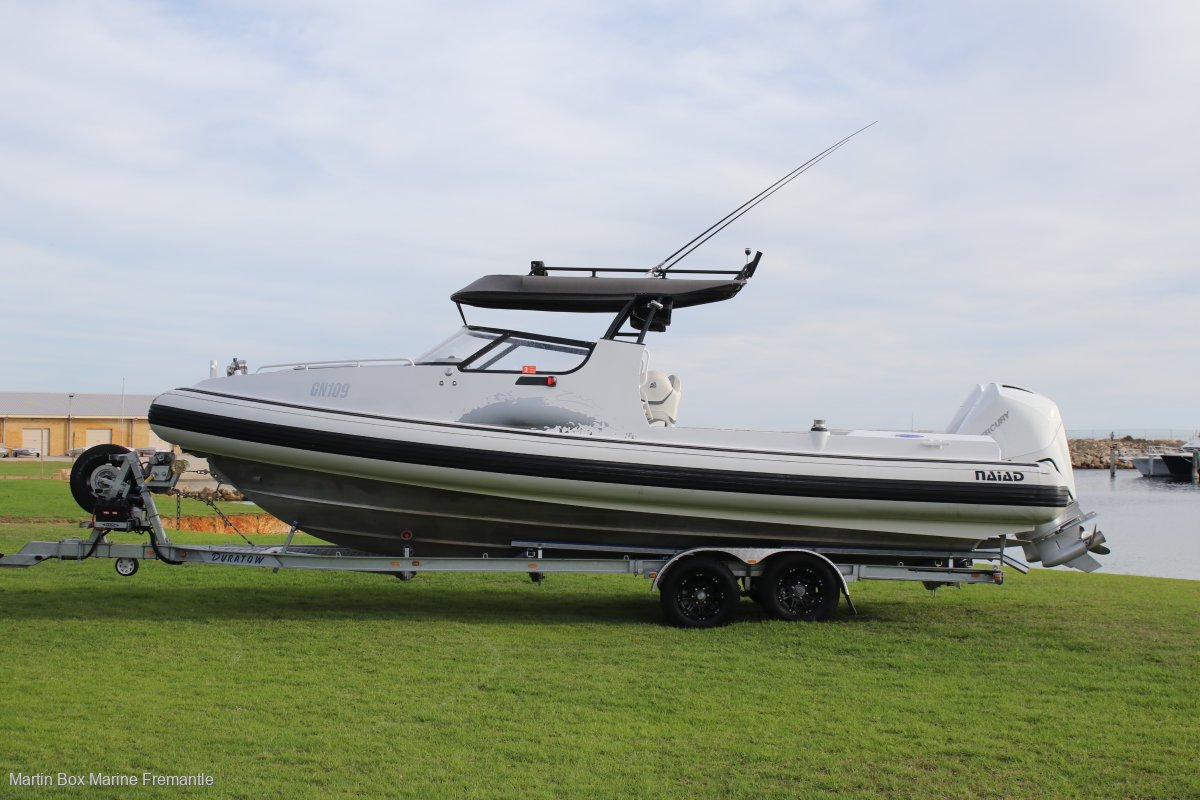 Naiad 8.5 Rib With Twin 300hp Mercury Four Stroke Outboards: Power ...