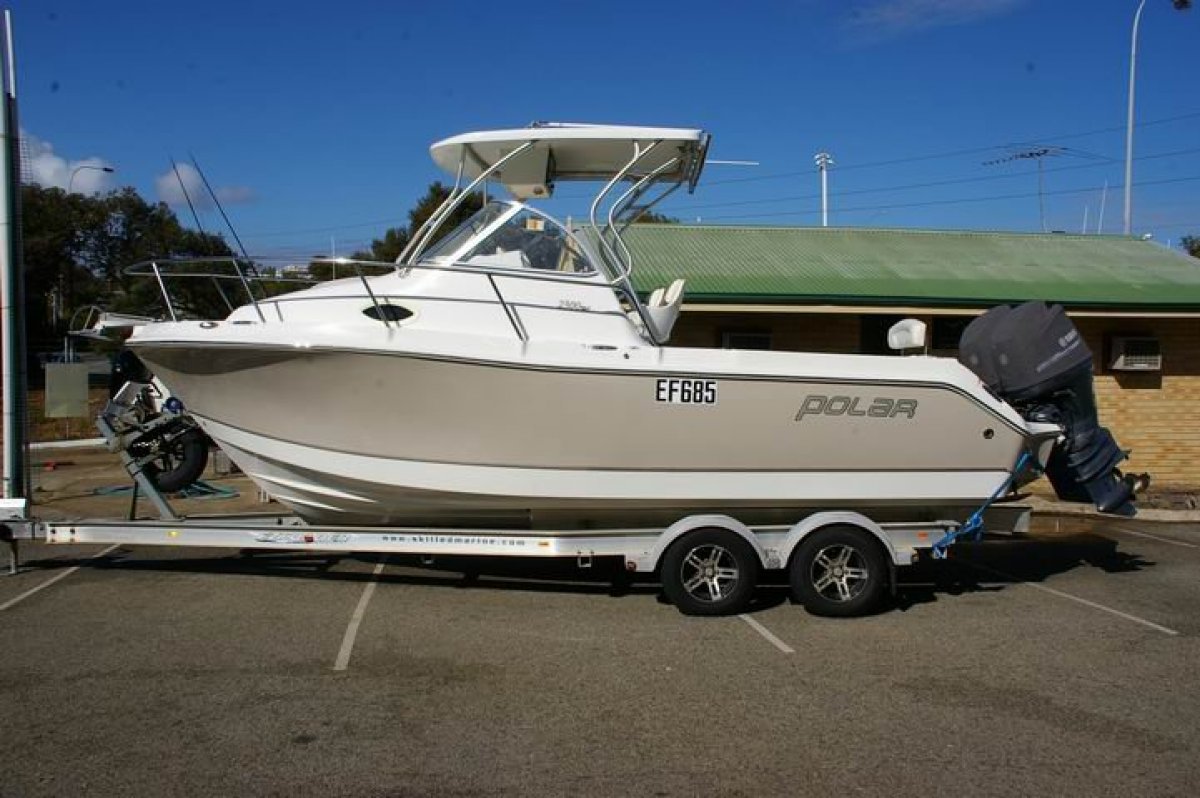 Polar 2300wa 2007 With Twin Yamaha Four Strokes: Trailer Boats | Boat ...
