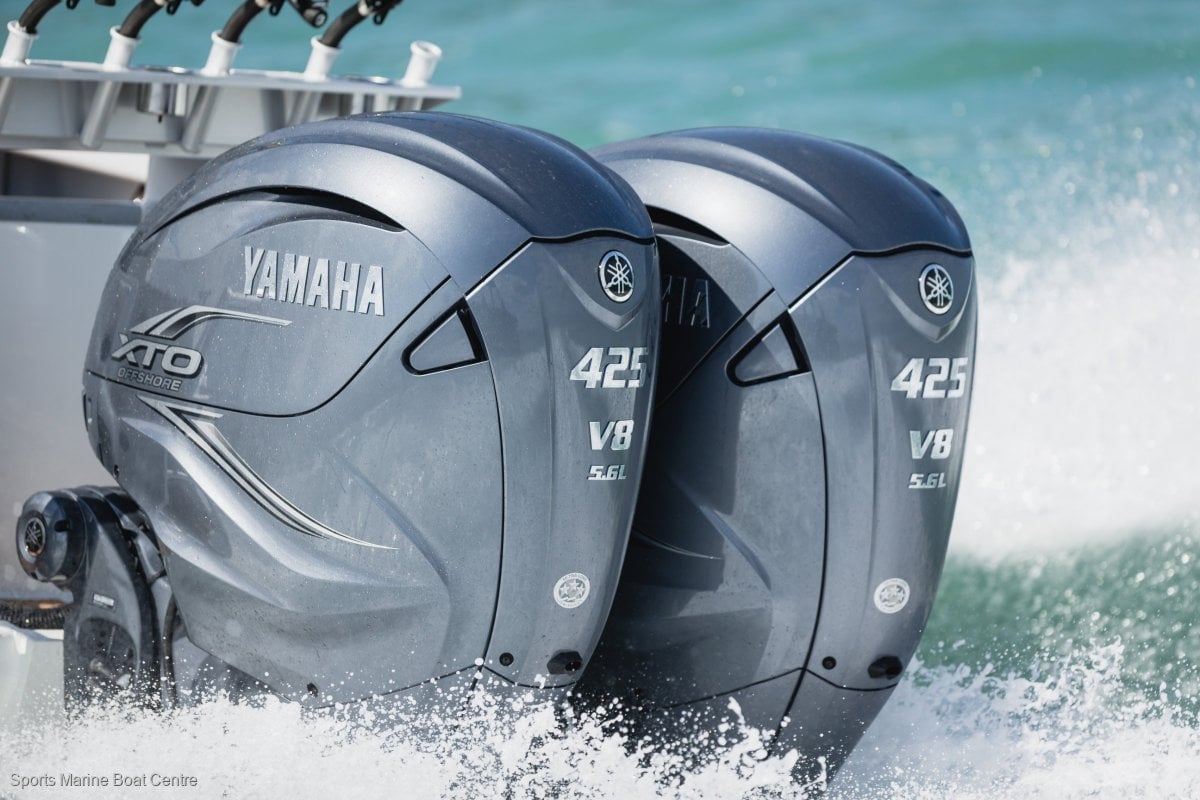 New NEW YAMAHA V8 425 XTO EXTREME OFFSHORE OUTBOARD - Sportsmarine Boat ...