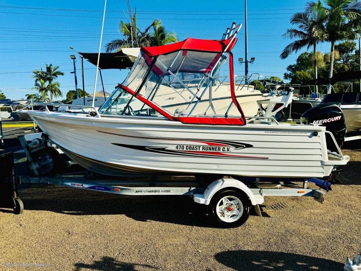 Quintrex 470 Coast Runner Cv: Trailer Boats | Boats Online for Sale ...