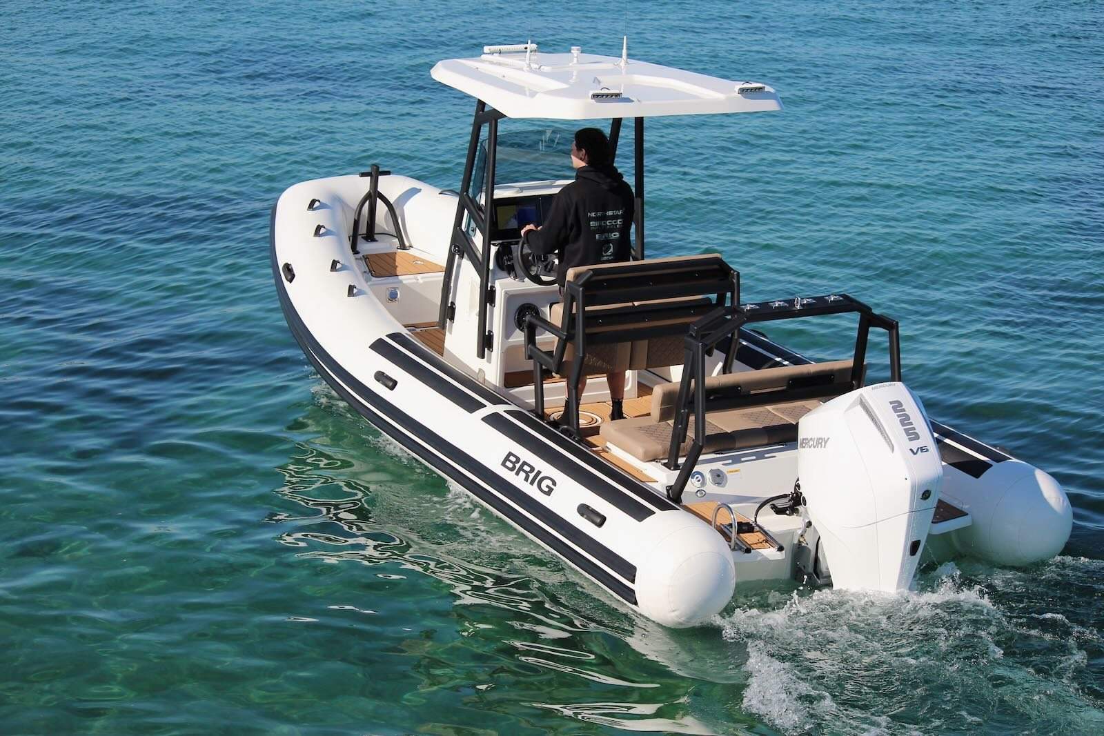 New Brig Navigator 22 Rigid Inflatable Boat (rib) With Hypalon Tubes ...