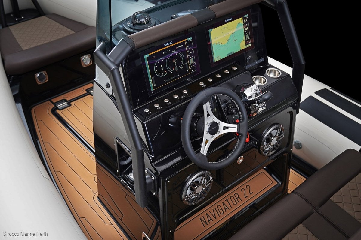 New Brig Navigator 22 Rigid Inflatable Boat (rib) With Hypalon Tubes ...