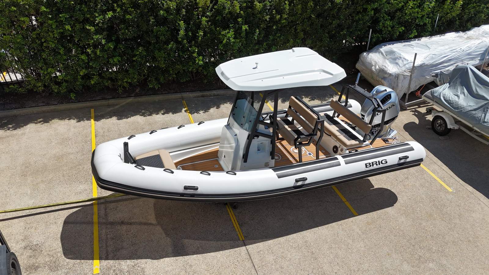 New Brig Navigator 22 Fibreglass Centre Console Rib With Hypalon Tubes ...
