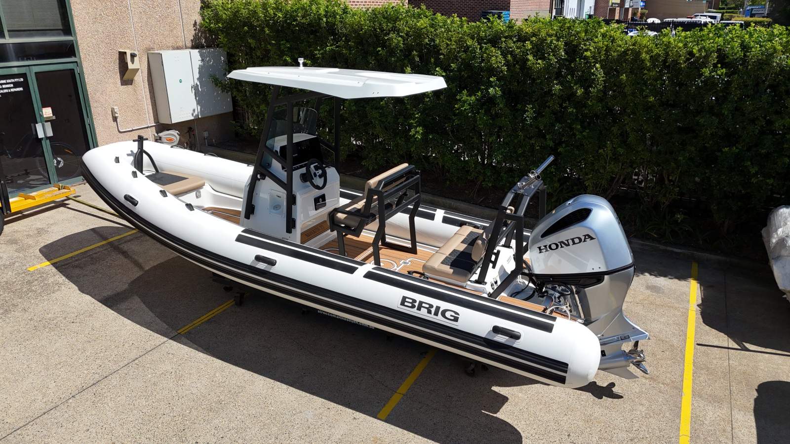 New Brig Navigator 22 Fibreglass Centre Console Rib With Hypalon Tubes ...