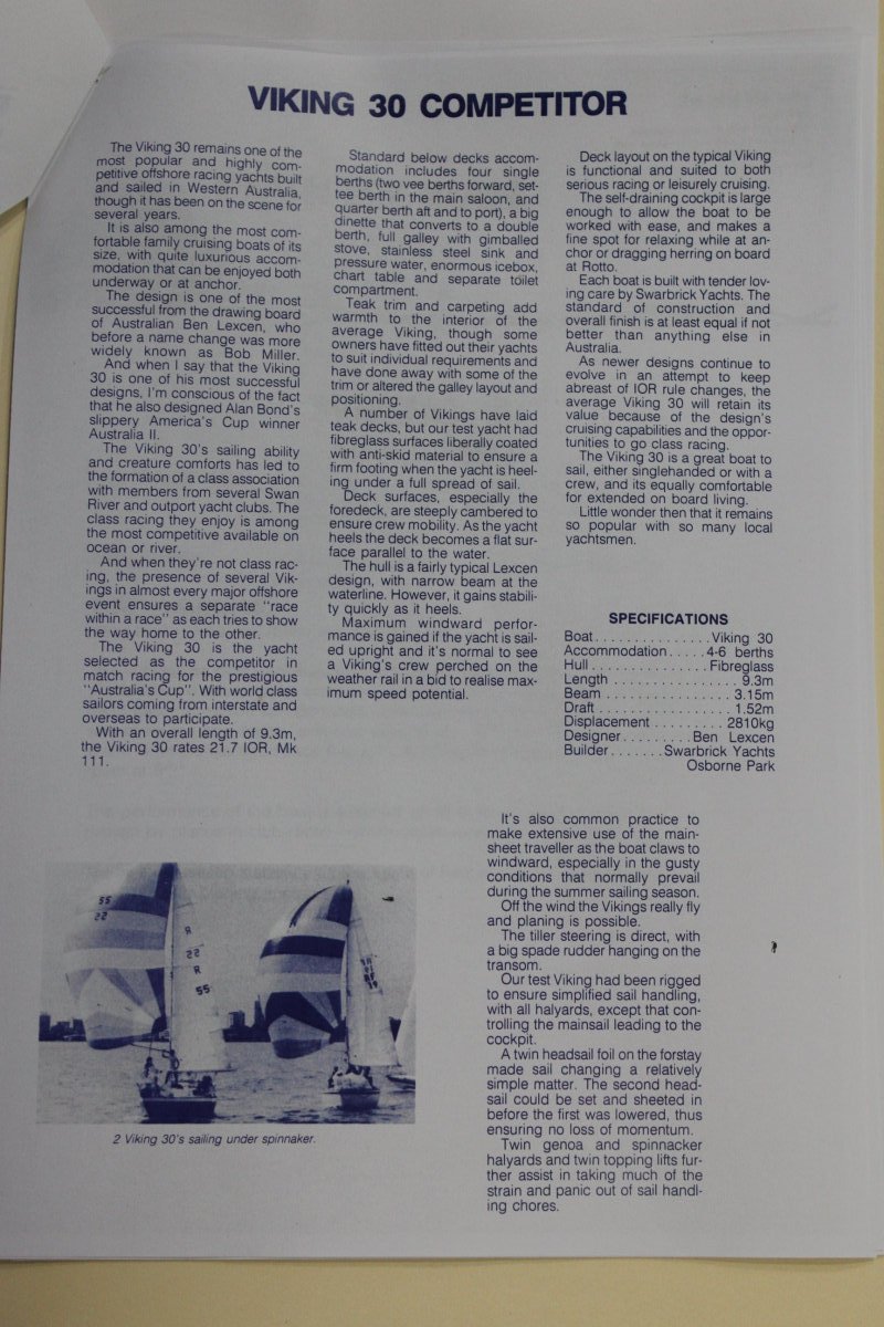 Used Viking 30 Performance Cruiser / Bargain!! for Sale | Yachts For ...