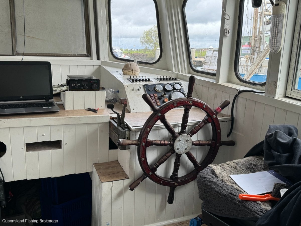 TS619 11.33m Trawler Twin G For Sale | Queensland Fishing Brokerage