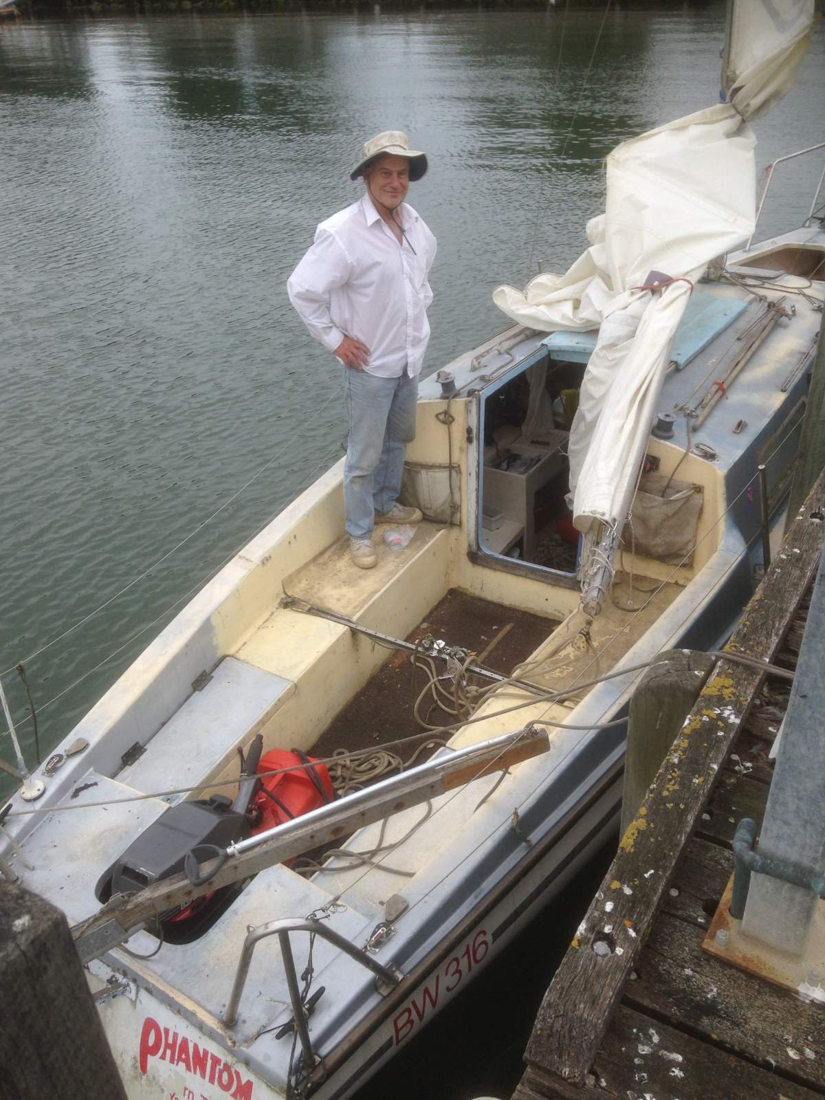 Used Rob Legg Rl 24 Mark Ii Swing Keel Reg No Bw316 The Phantom for ...