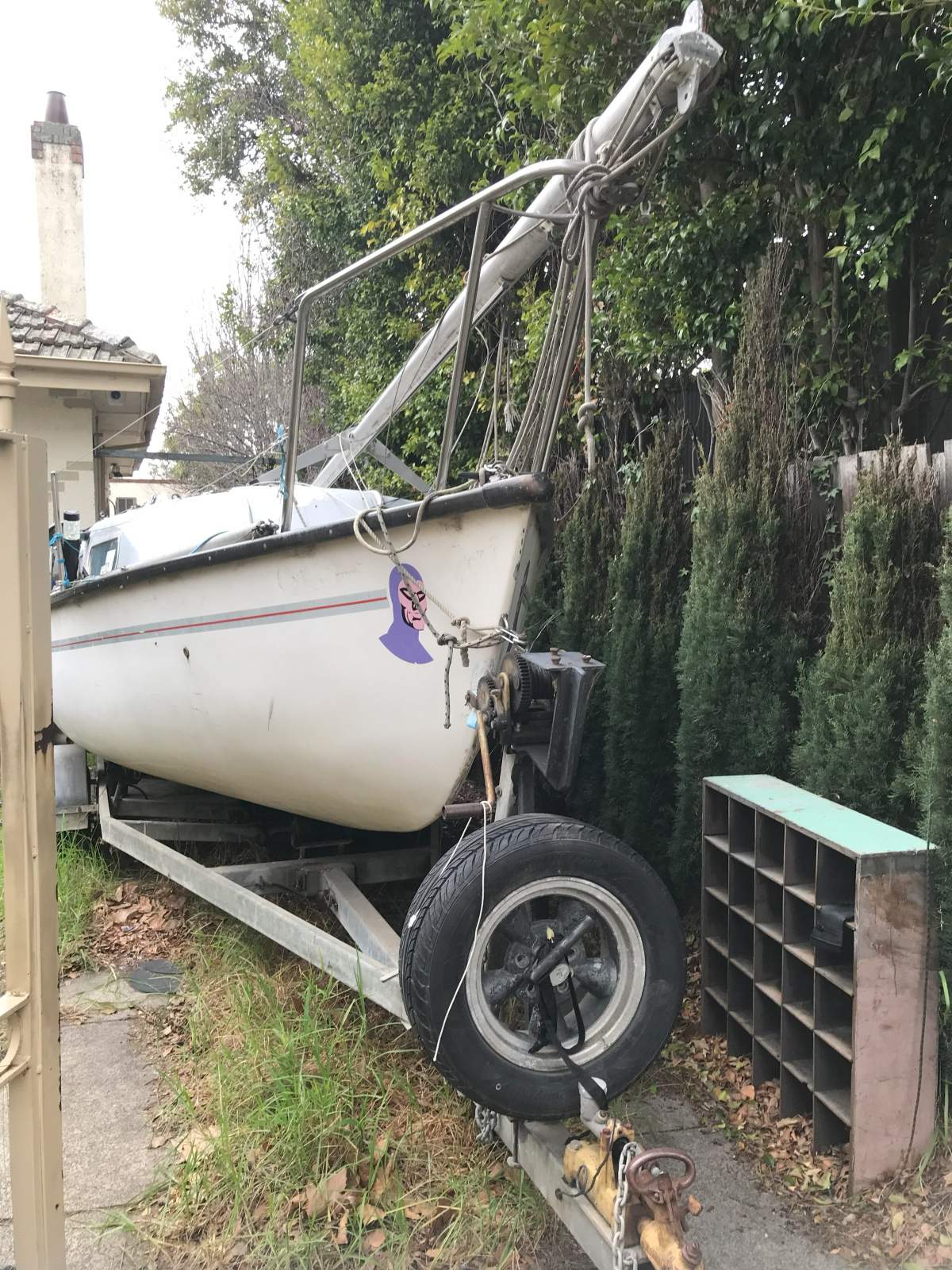 Used Rob Legg Rl 24 Mark Ii Swing Keel Reg No Bw316 The Phantom for ...