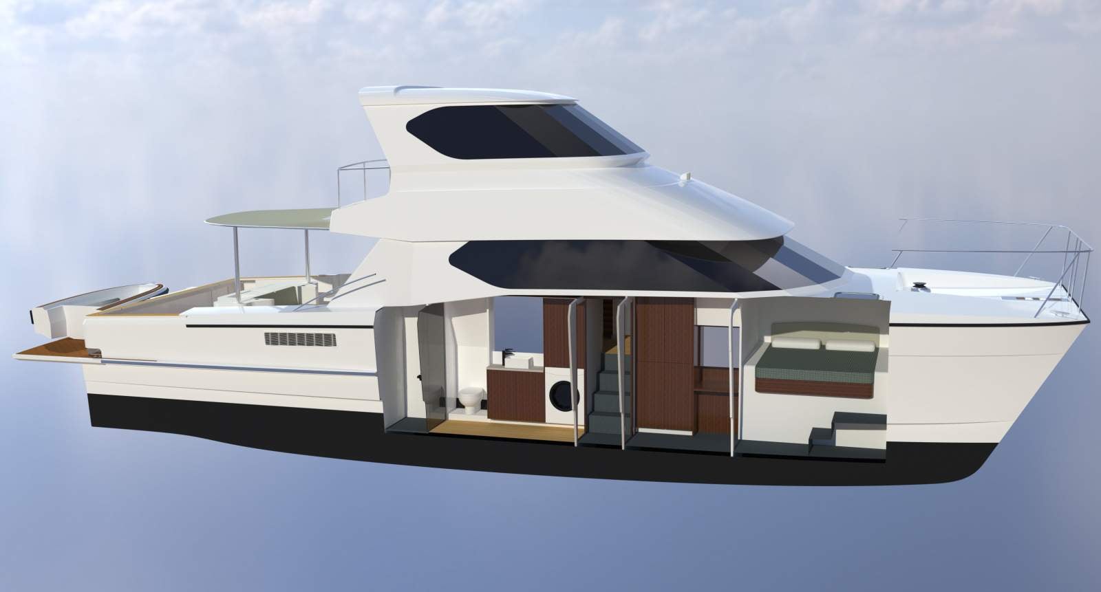 New K2 Marine Wright 52 Powercat: Power Boats | Boats Online for Sale ...