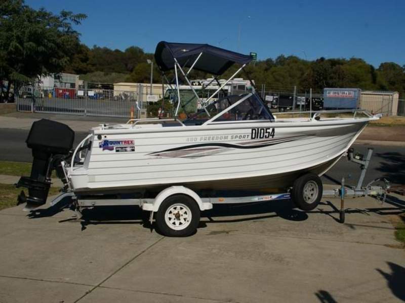 Quintrex 480 Freedom Sport 2006 Model Bow Rider: Trailer Boats | Boats ...