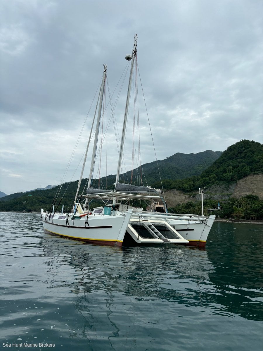 Wharram Tiki 46: Sailing Catamaran for Sale | Composite Sail Boats ...