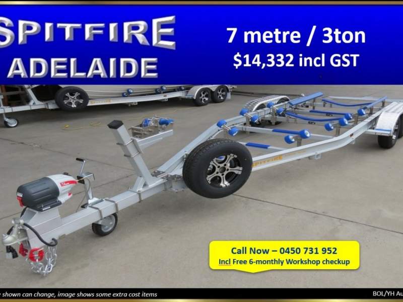 Spitfire Trailer - Dual Axle 7m X 3000kg Atm for Sale | Boat ...