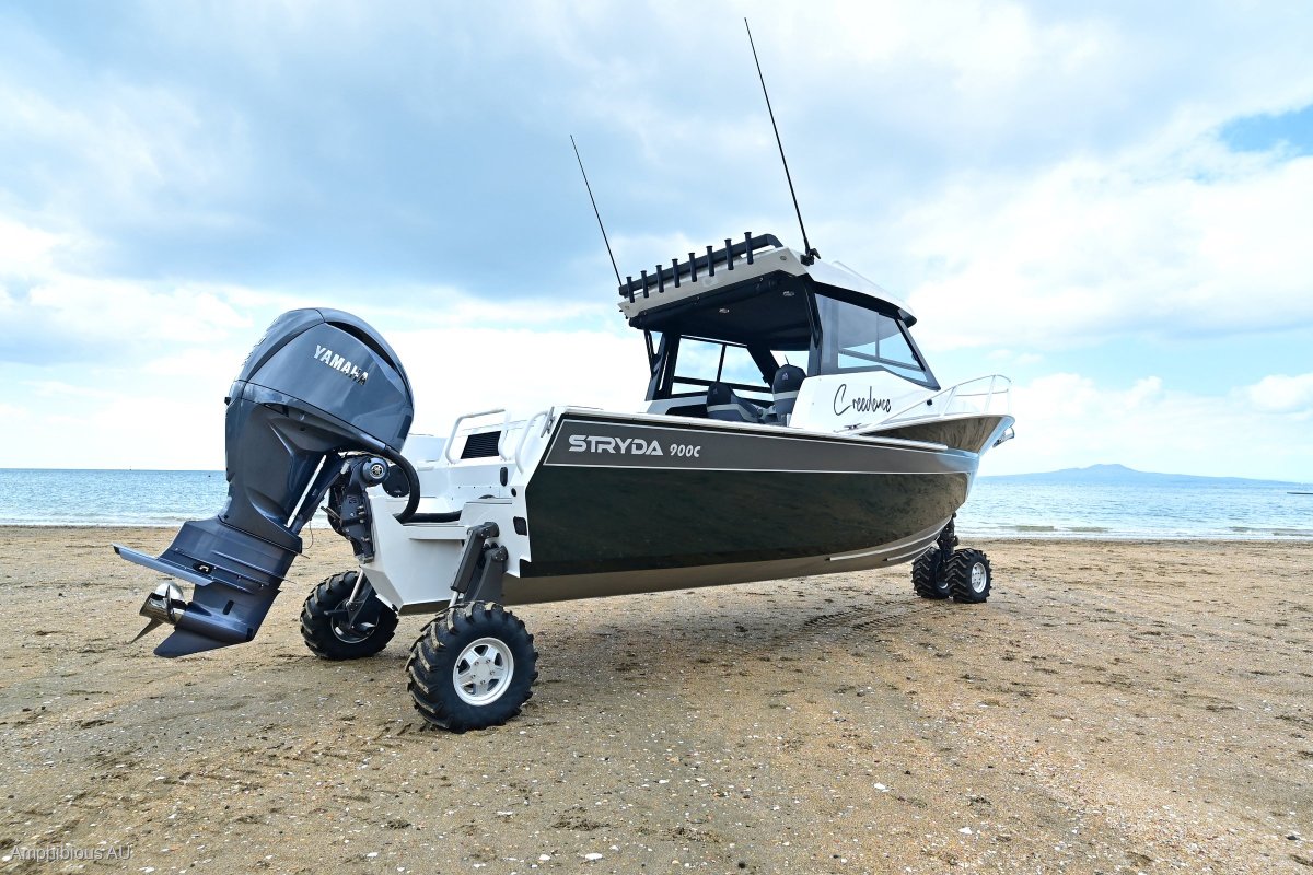 New Stryda 900c 4wd Amphibious, Monohull, Aluminium.: Trailer Boats ...