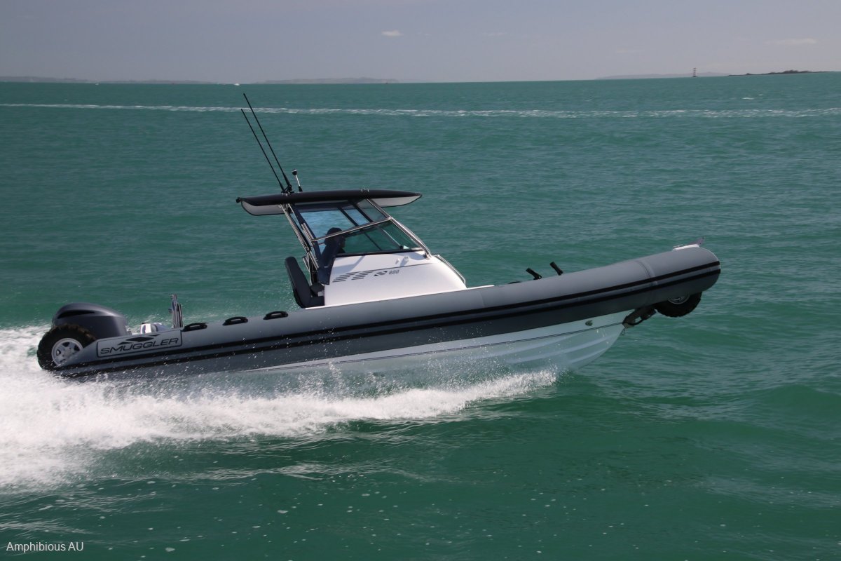 New Smuggler Strata 800 Mid Cabin Amphibious All Wheel Drive. Rib ...