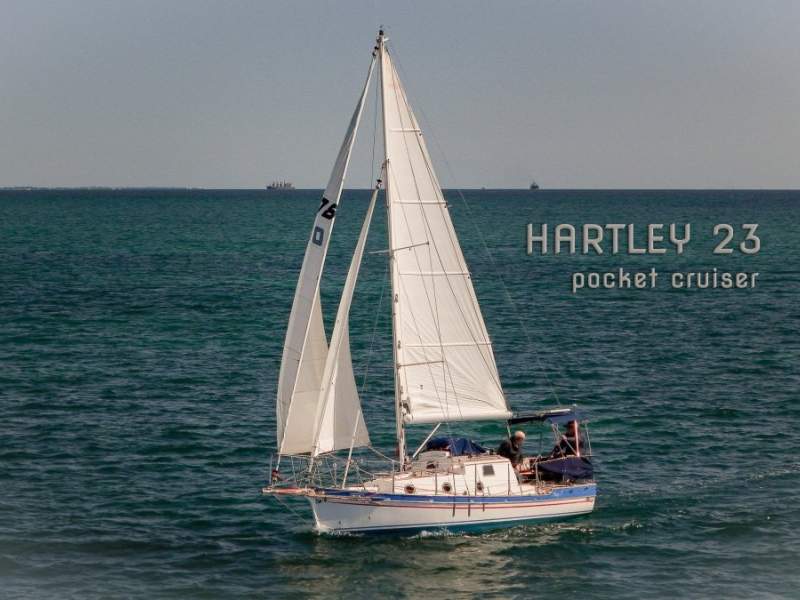 Hartley 23 ~ Pocket Cruiser With Trailer: Sailing Boats | Boats Online ...