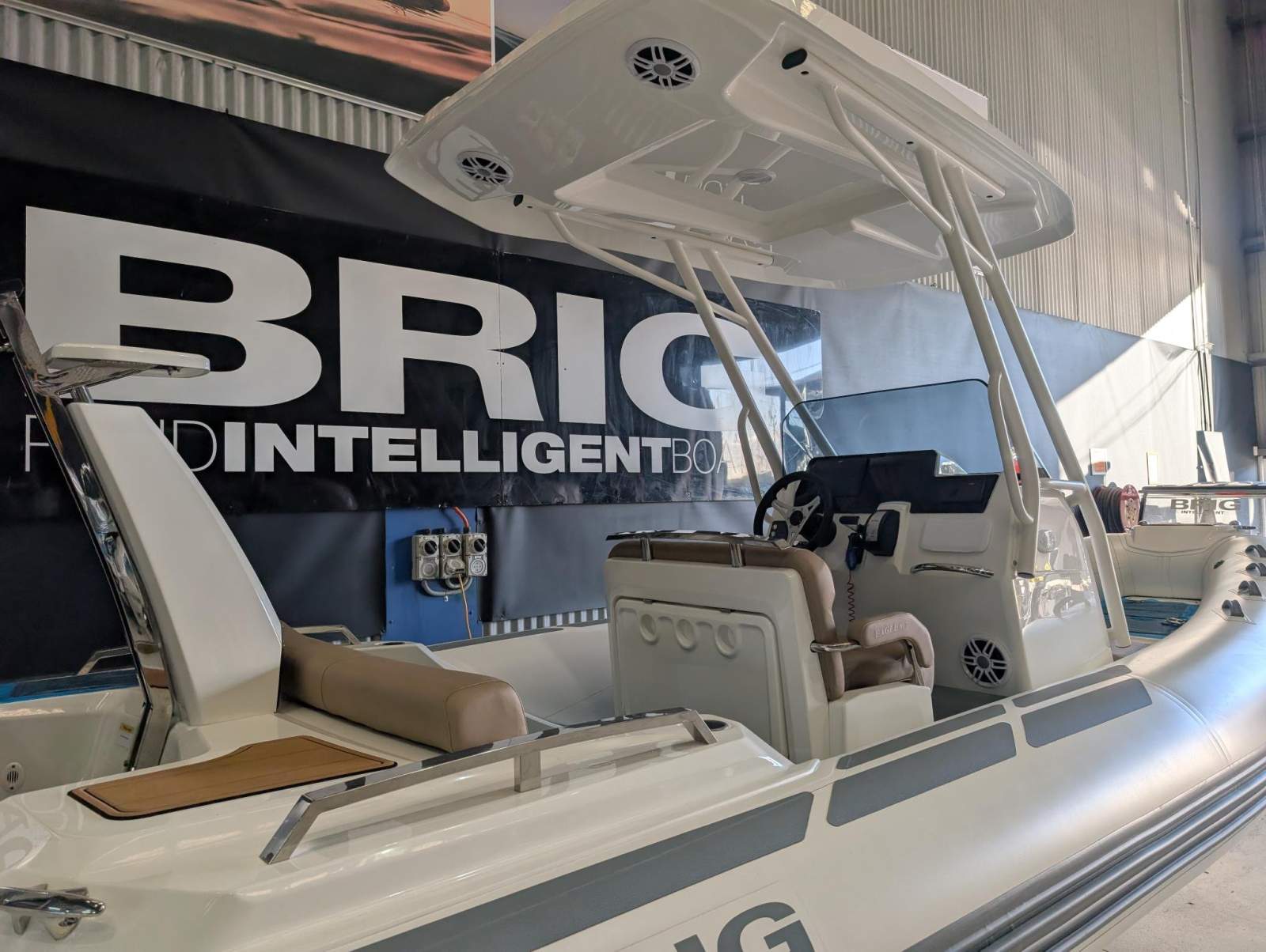 New Brig Eagle 670 fibreglass centre console RIB with hypalon tubes For ...