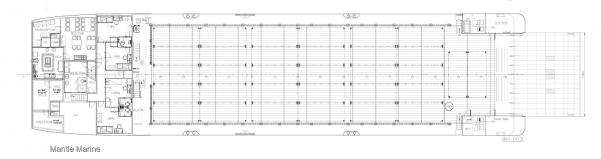 New Custom 65m Landing Craft For Sale | Mantle Marine